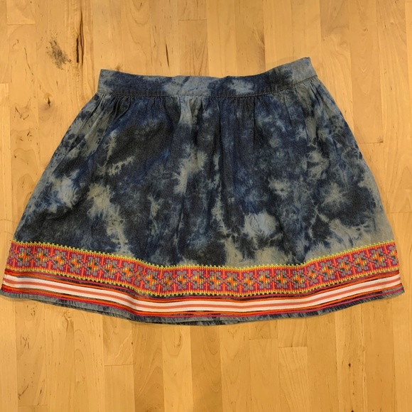 Staring at Stars | Skirts | Staring At Stars Bleached Denim Mini Skirt ...